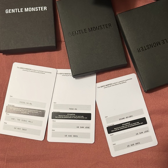 GENTLE MONSTER | Accessories | Gentle Monster Boxes Wirh Authenticity ...
